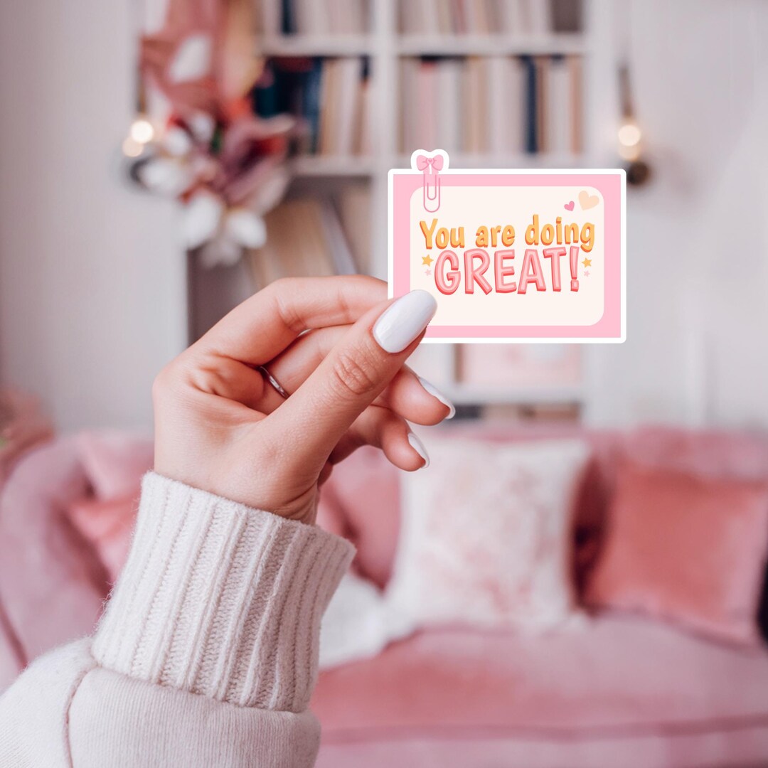 Motivational Stickers - Positive Sticky Notes for Inspiration ...