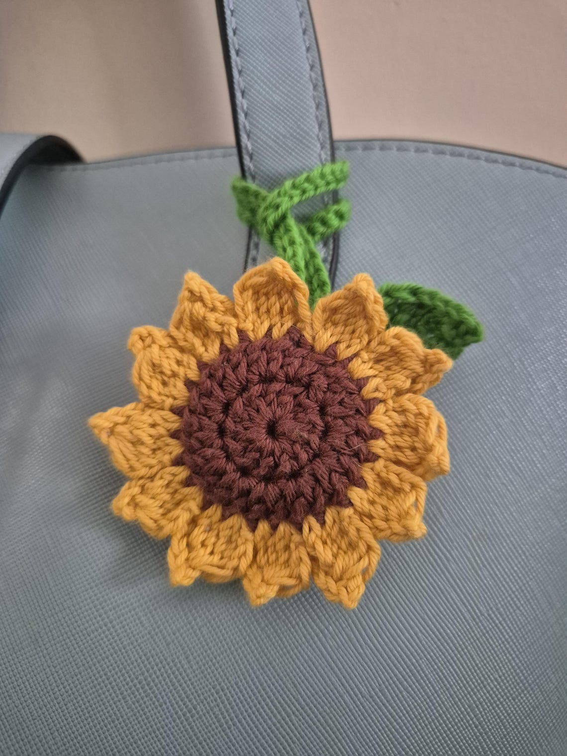 Sunflower Bag Charm PDF Crochet Pattern - Etsy