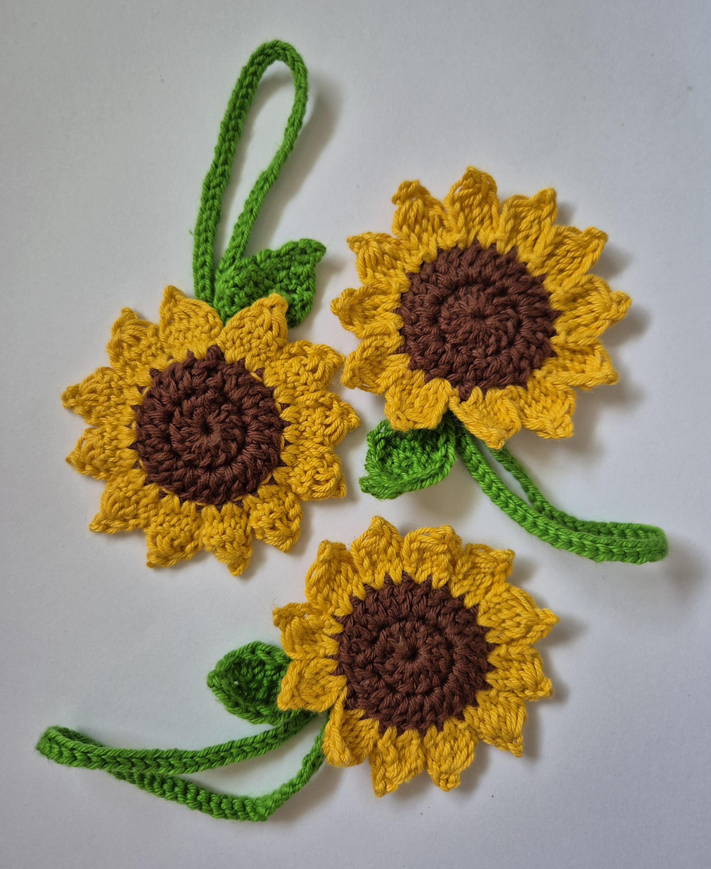 Sunflower Bag Charm PDF Crochet Pattern - Etsy