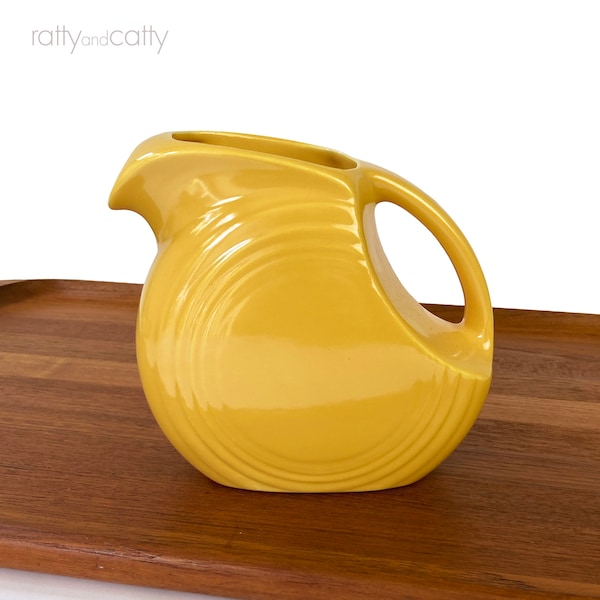 Small Yellow Pitcher - Etsy