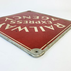 Vintage Railway Express Agency Sign - Etsy