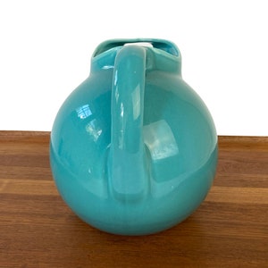 Vintage Blue Harlequin Ball Pitcher - Etsy