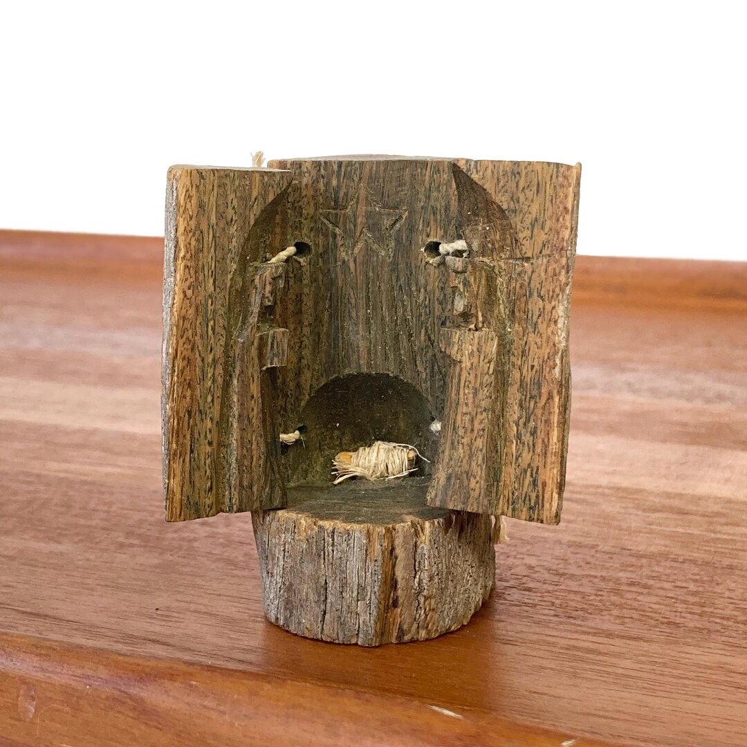 Vintage Primitive Minimalist Brutalist Nativity - Etsy