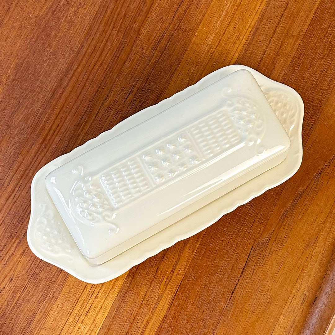 Vintage American Traditional Butter Dish by Canonsburg Pottery Co. - Etsy