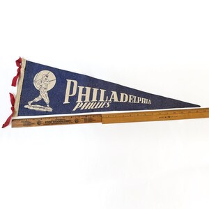 Vintage Philadelphia Phillies Pennant - Etsy