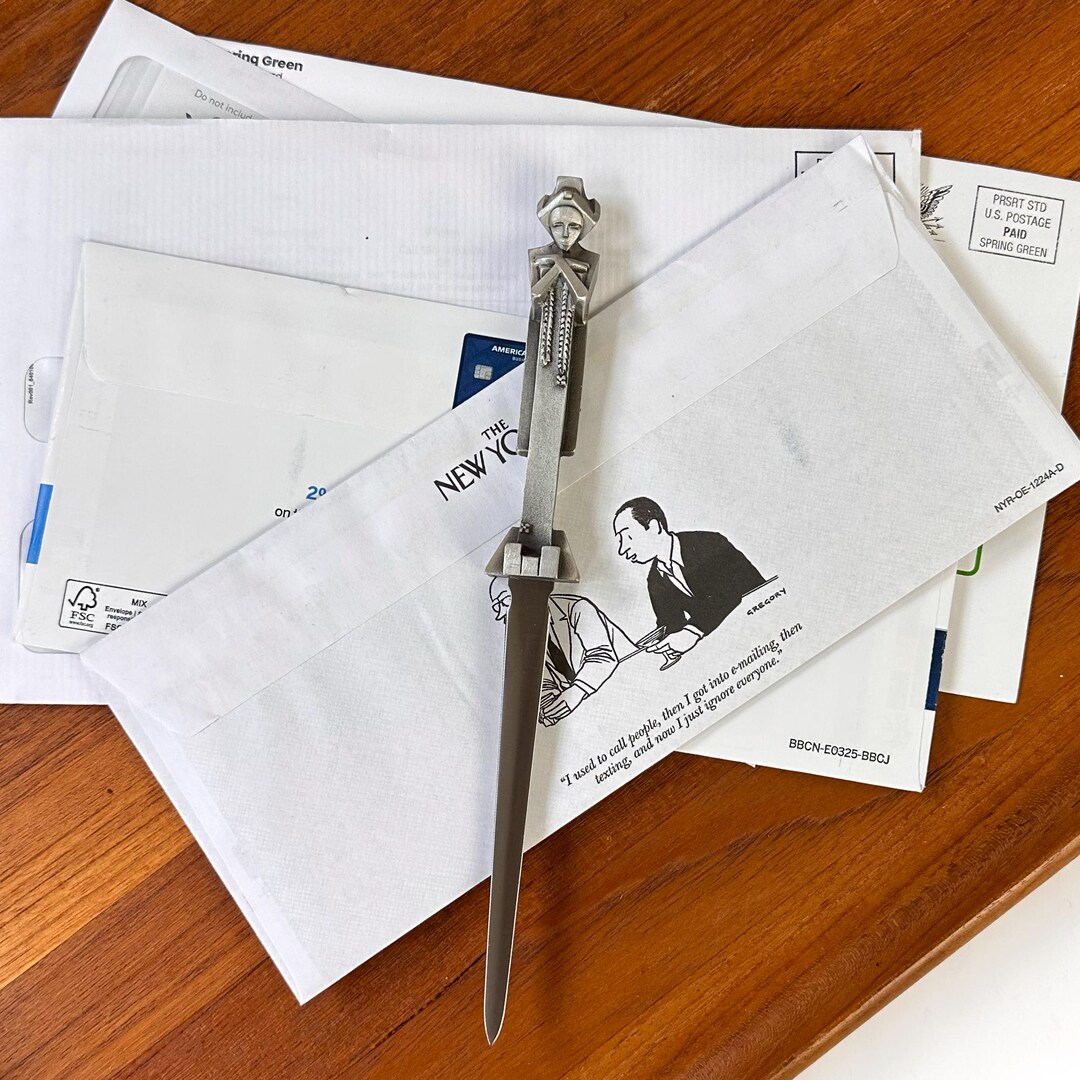 Frank Lloyd Wright “sprite” Letter Opener - Etsy