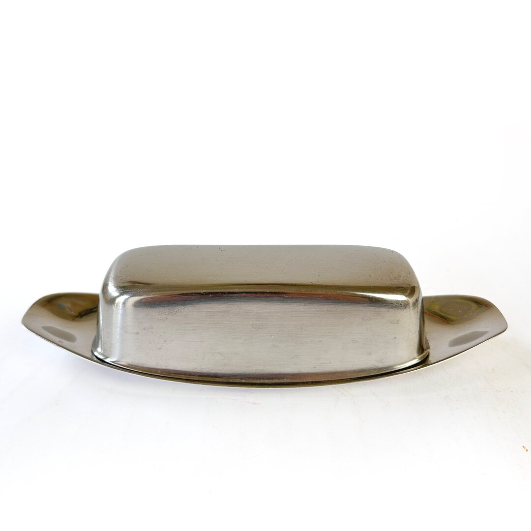 Vintage WMF Stainless Steel Butter Dish - Etsy