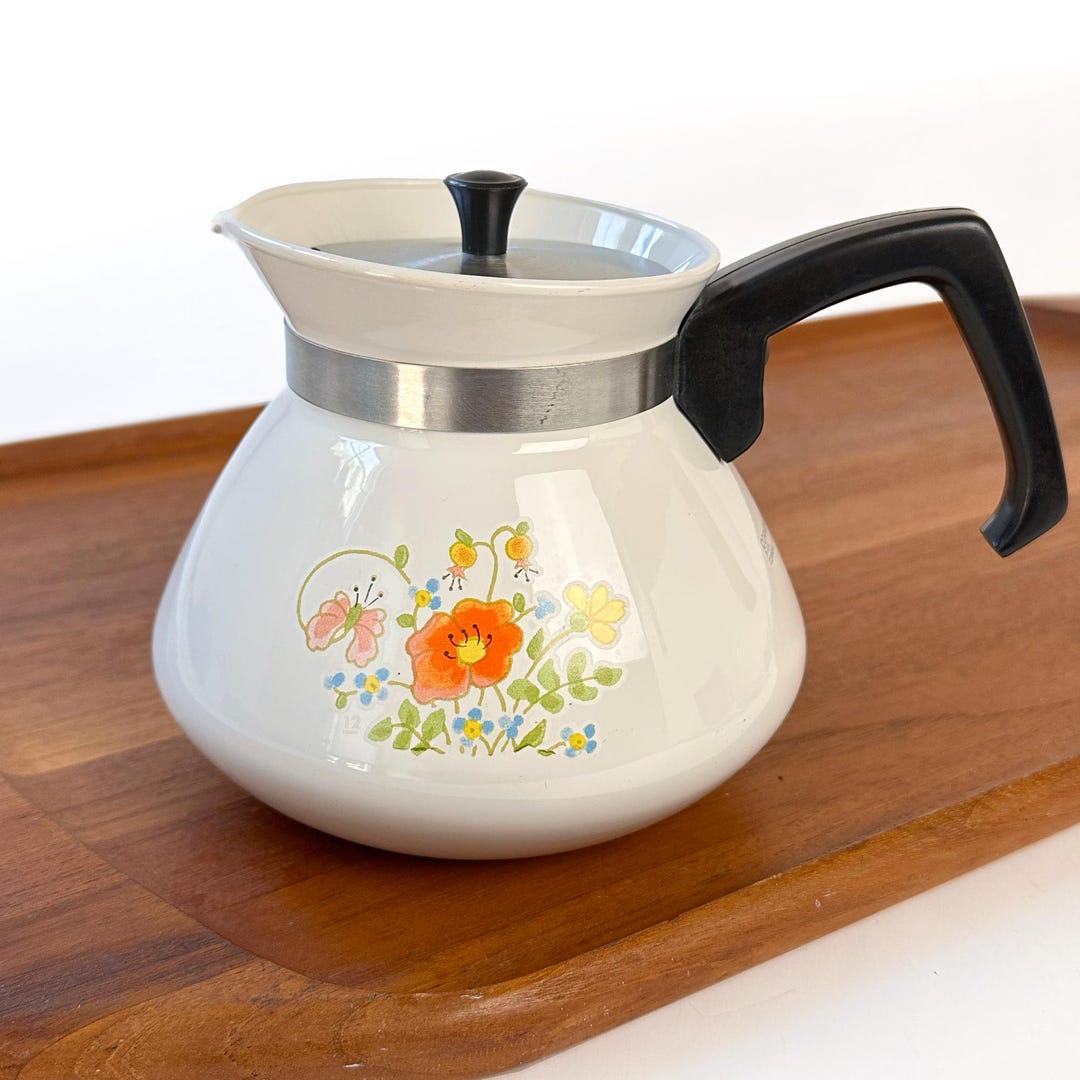 Corning Ware Wildflower 6 Cup Teapot - Etsy