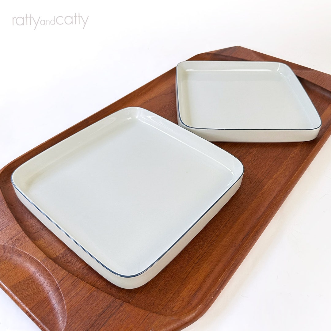 Vintage Royal Copenhagen Blue Line Square Dishes No. 3048 - Etsy