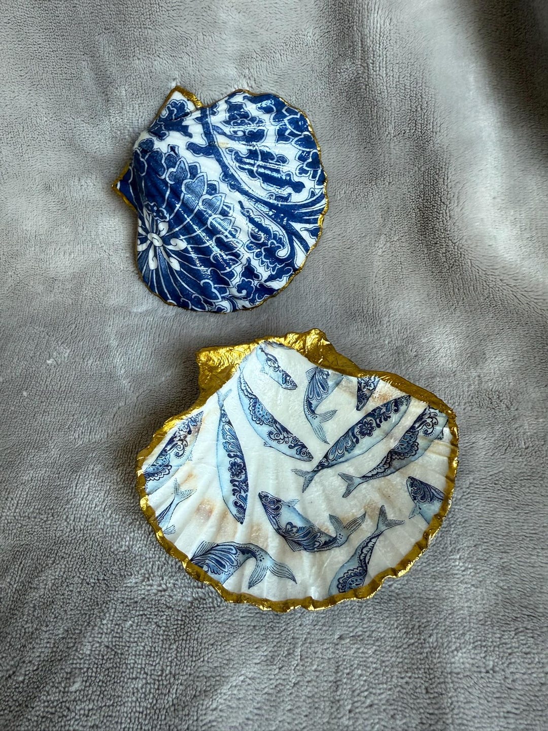 Hand-crafted Camino Pilgrim Keepsake Scallop Shells & Jewelry/trinket ...