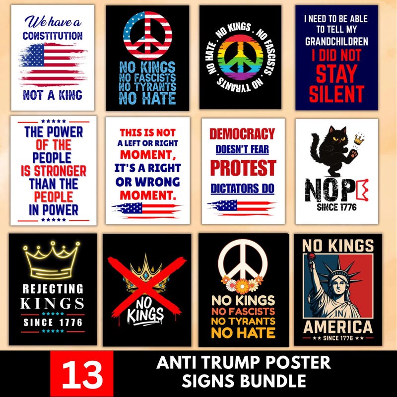 Protest Signs and Posters - Etsy