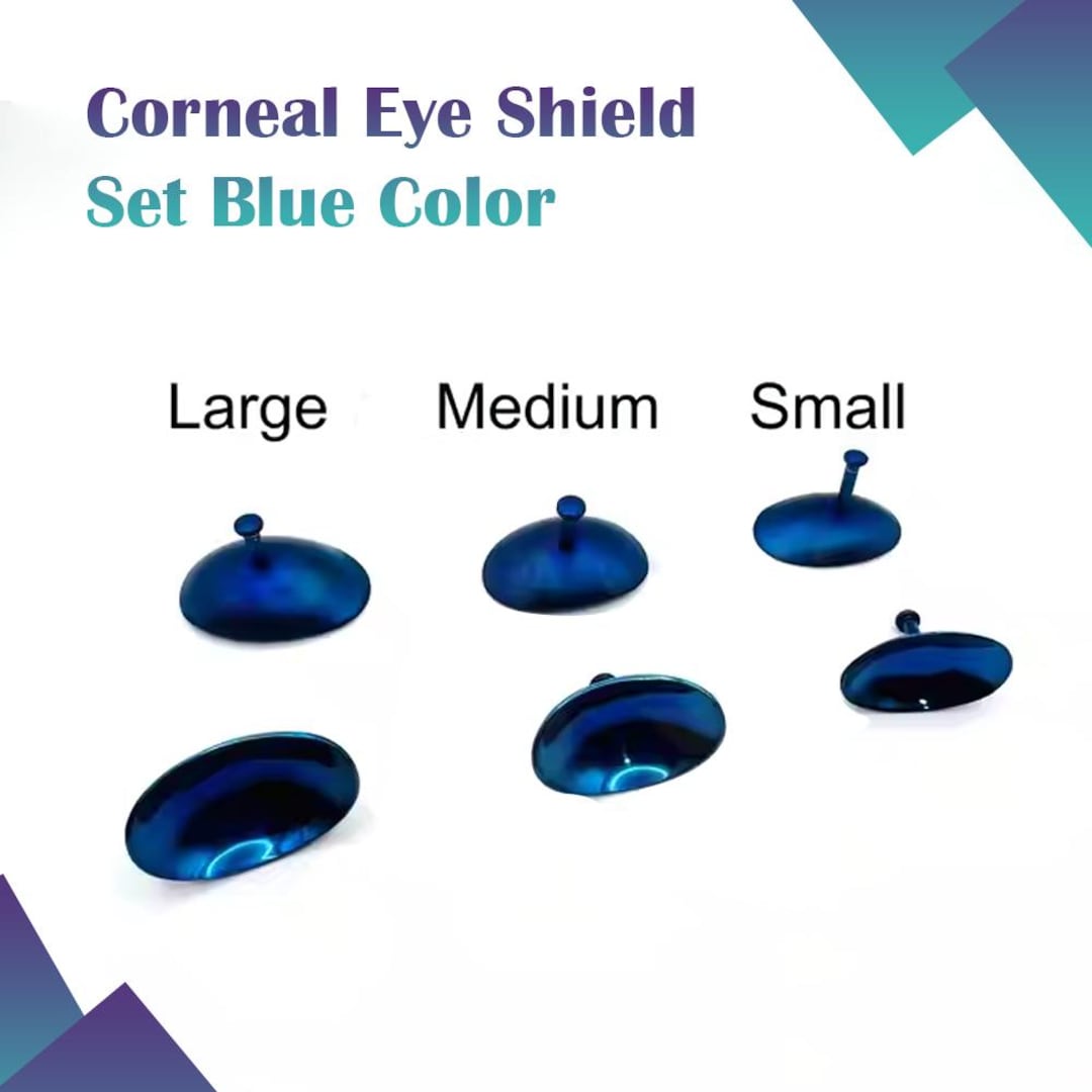 Handmade Corneal Eye Laser Ocular Shield With Handle Stainless Steel ...