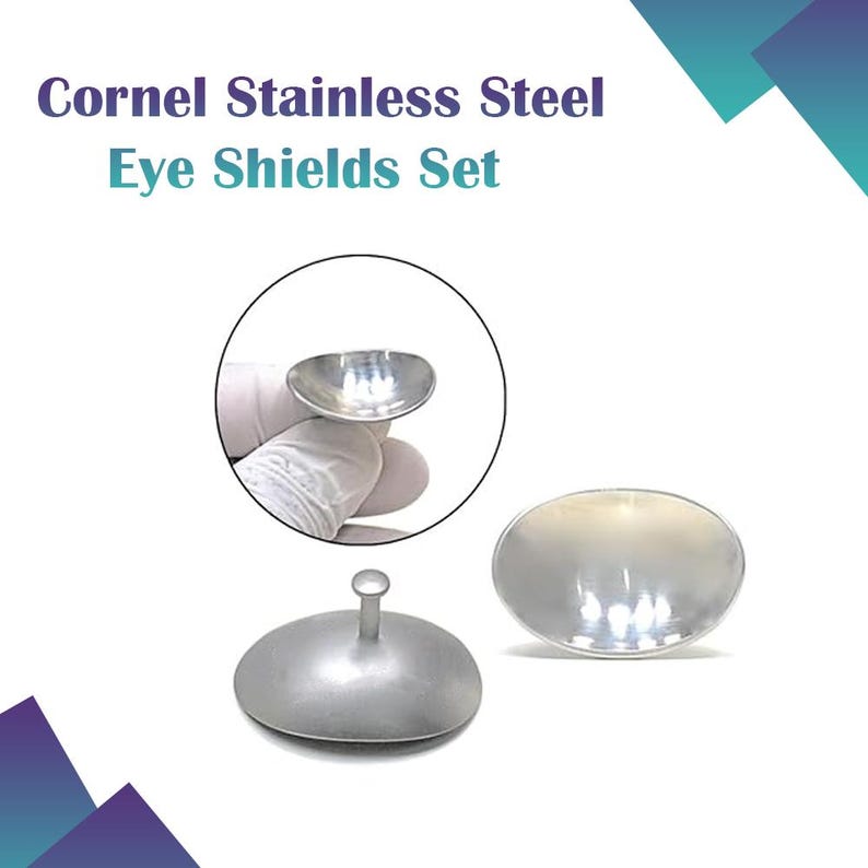 Handmade Corneal Eye Laser Ocular Shield With Handle Stainless Steel ...
