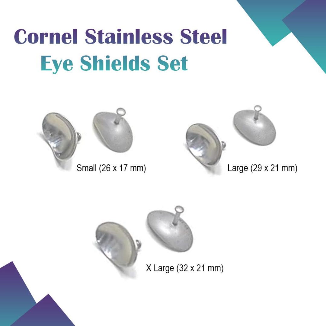 Handmade Corneal Eye Laser Ocular Shield With Handle Stainless Steel ...