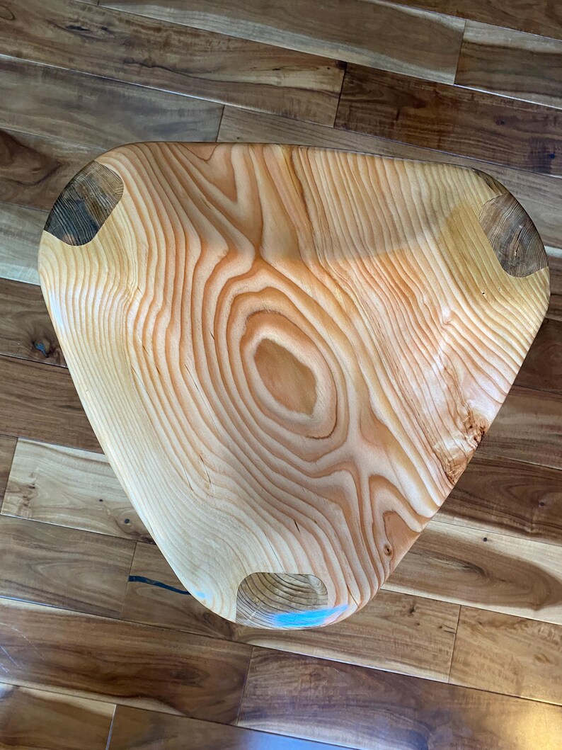 Handmade Guitar Pick Stool | Maloof Inspired | Single Slab - Etsy