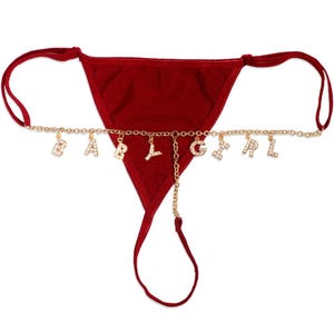 Personalized Alphabet Thong Body Chain - Custom Name Waist Jewelry ...