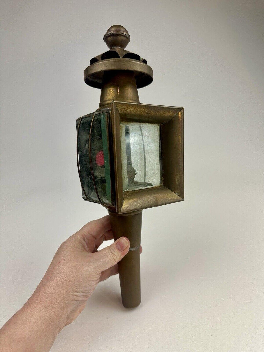 Antique Brass Carriage Car Lantern Made in India Vintage Automobile - Etsy