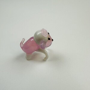 Vintage Miniature Pink Glass Sheep Art Glass Figurine Handmade - Etsy