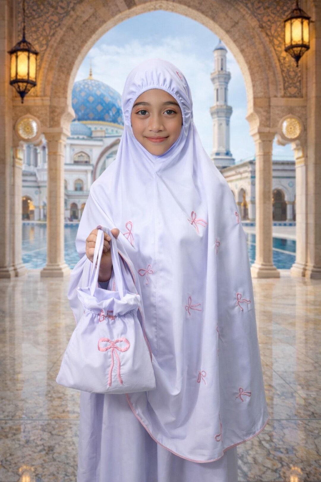 Kids Telekung 2 Pieces Prayer Clothes - Etsy