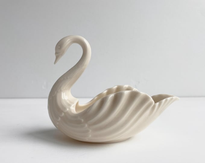 Vintage Lenox Swan Trinket Dish - Etsy