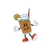 Retro Iced Tea Character PNG - Etsy