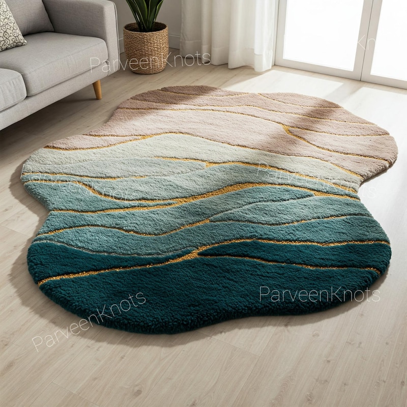 Ombre Rug - Etsy