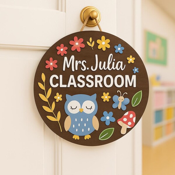 Owl Door Decor - Etsy