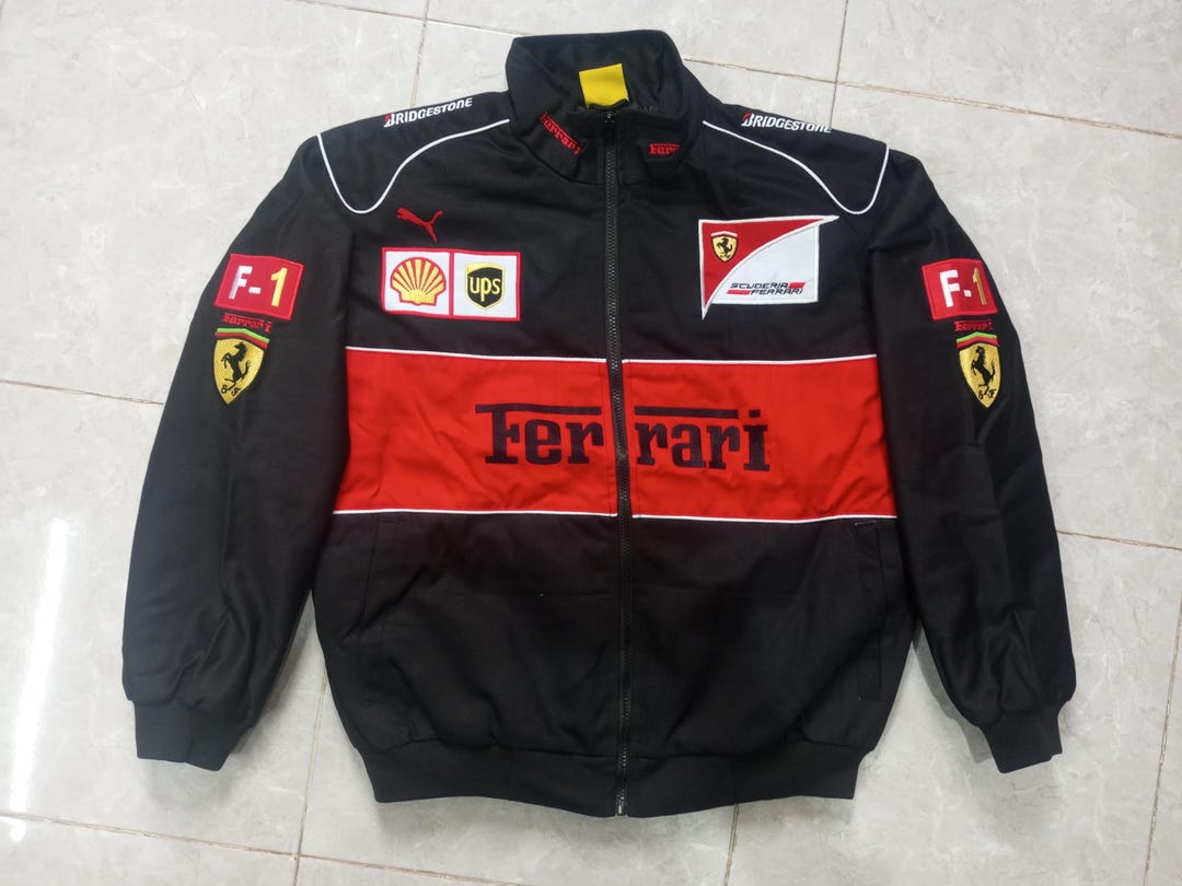 Vintage Ferrari NASCAR Style Jacket – Size M - Etsy
