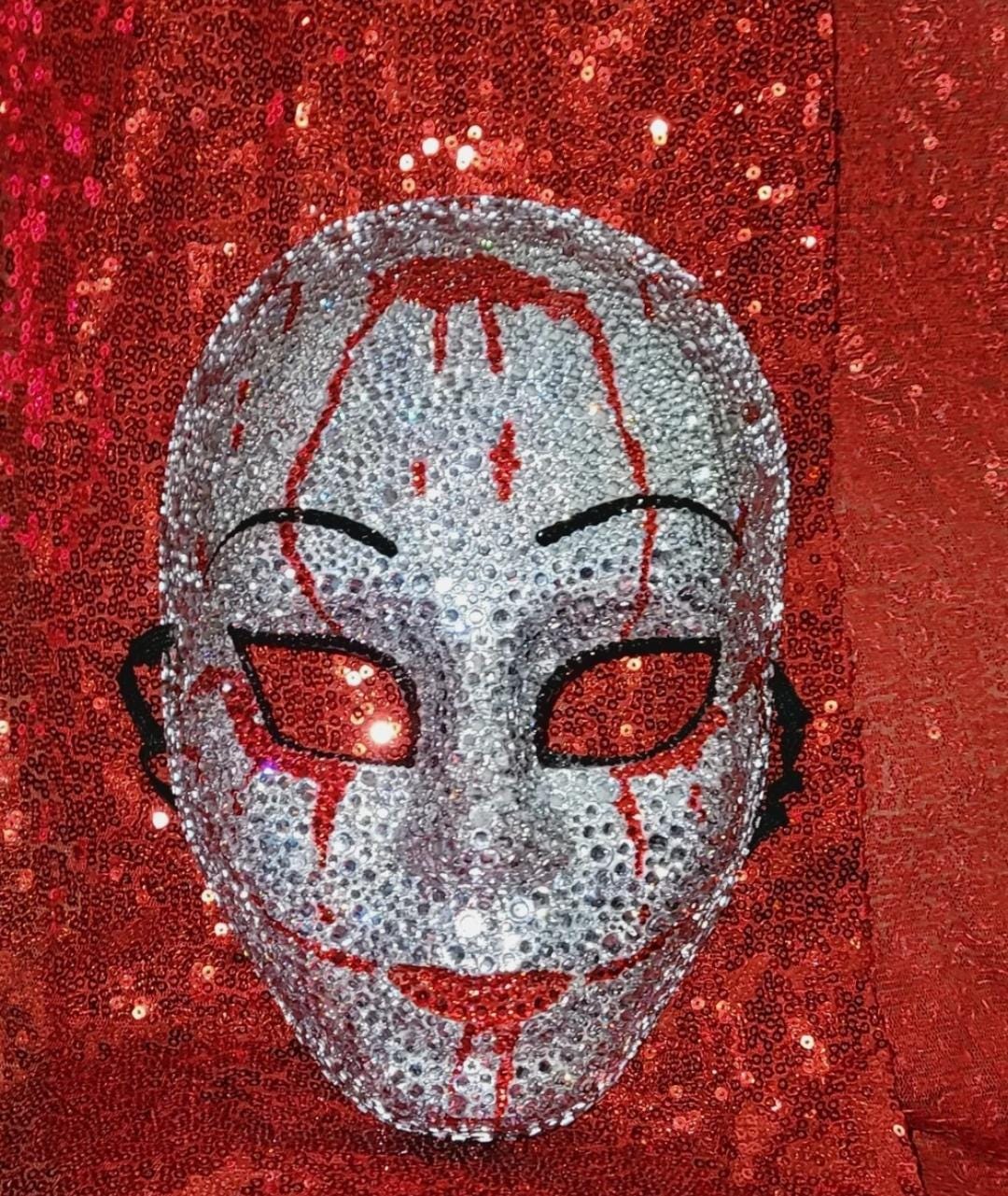 Bling Bloody Mess Hand Bedazzled Horror Halloween Doll Scary Haunted ...