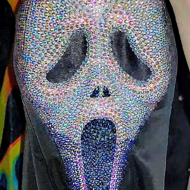 Bedazzled Scream Mask - Etsy