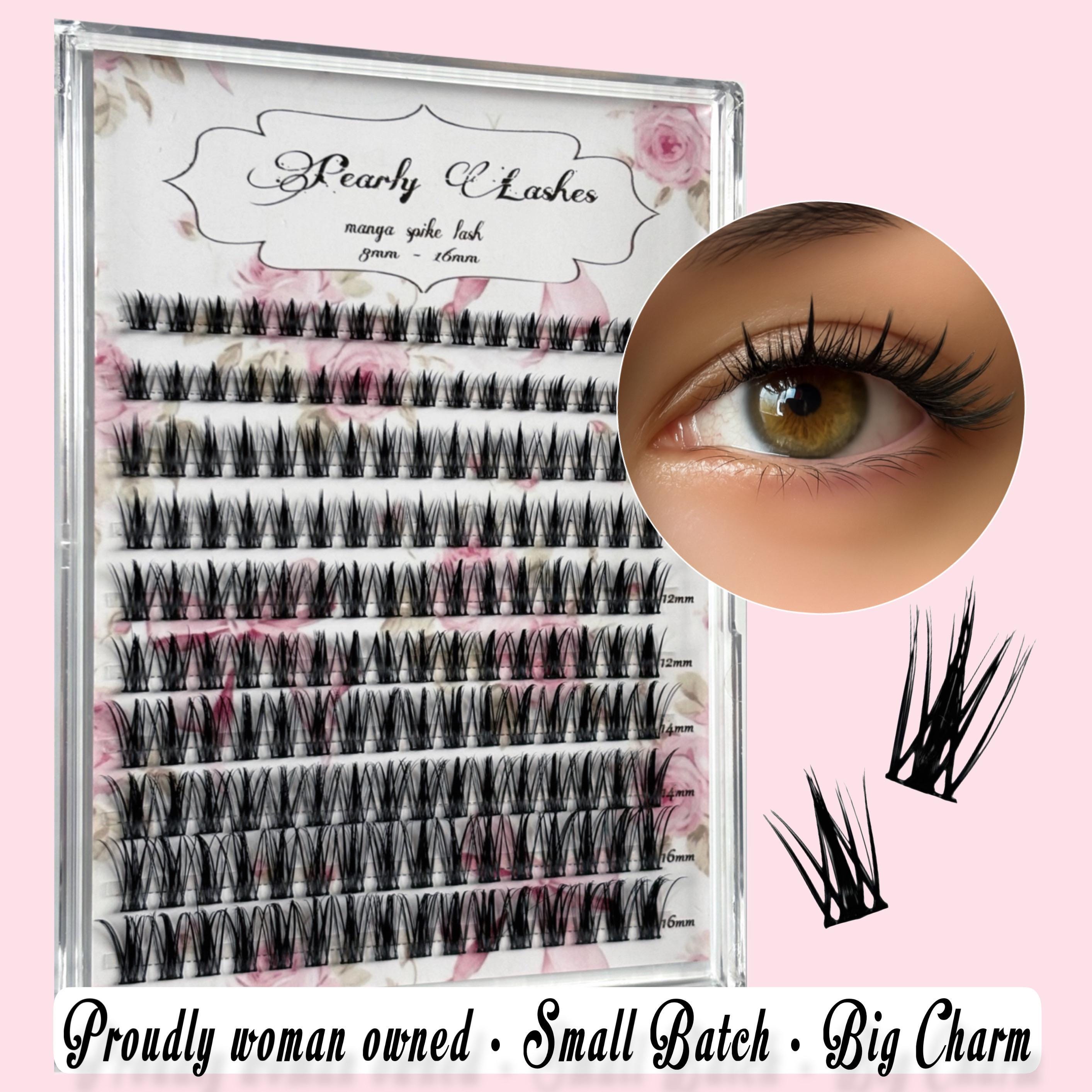 Angel Lash Clusters: Anime-inspired Wet Look, DIY Knot-base (160 Pcs, 8 ...