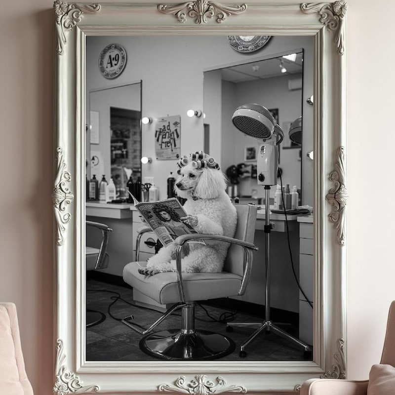 Black Posters for Salon - Etsy UK