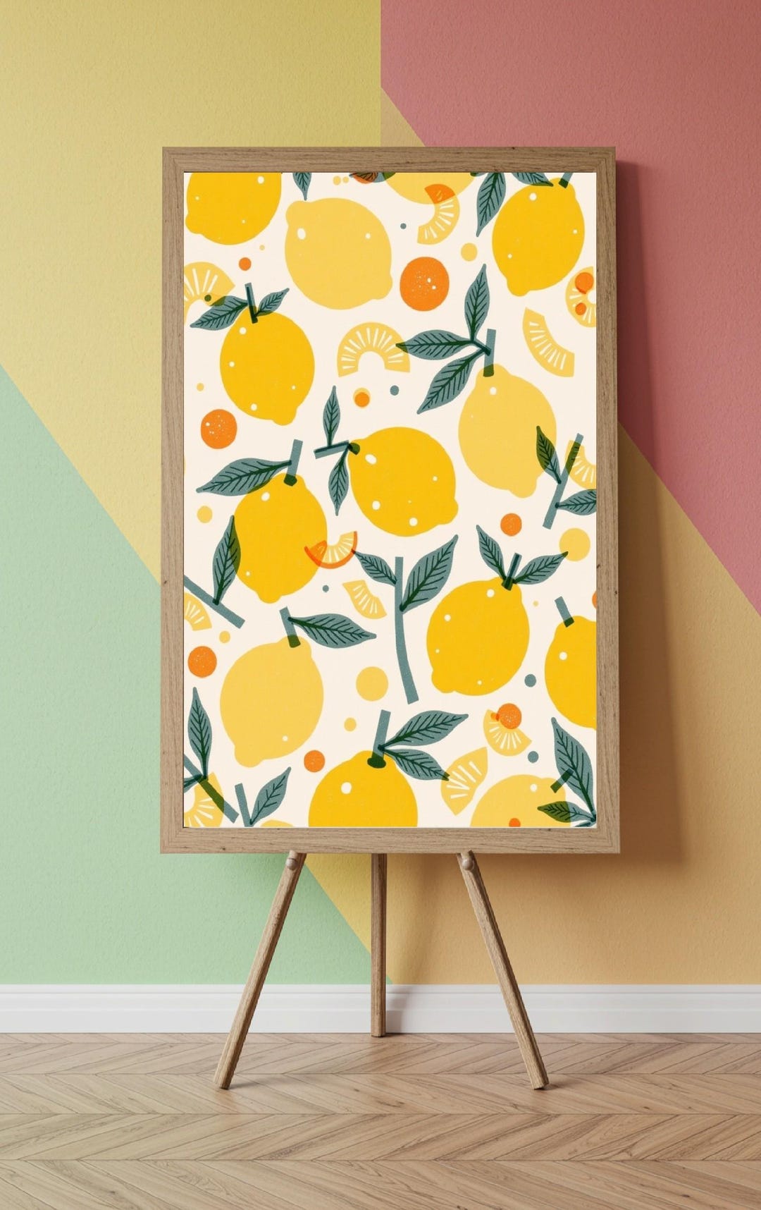 Lemons, Fruits, Summer, Poster, Kitchen, Digital Poster, Wall Art, Room ...