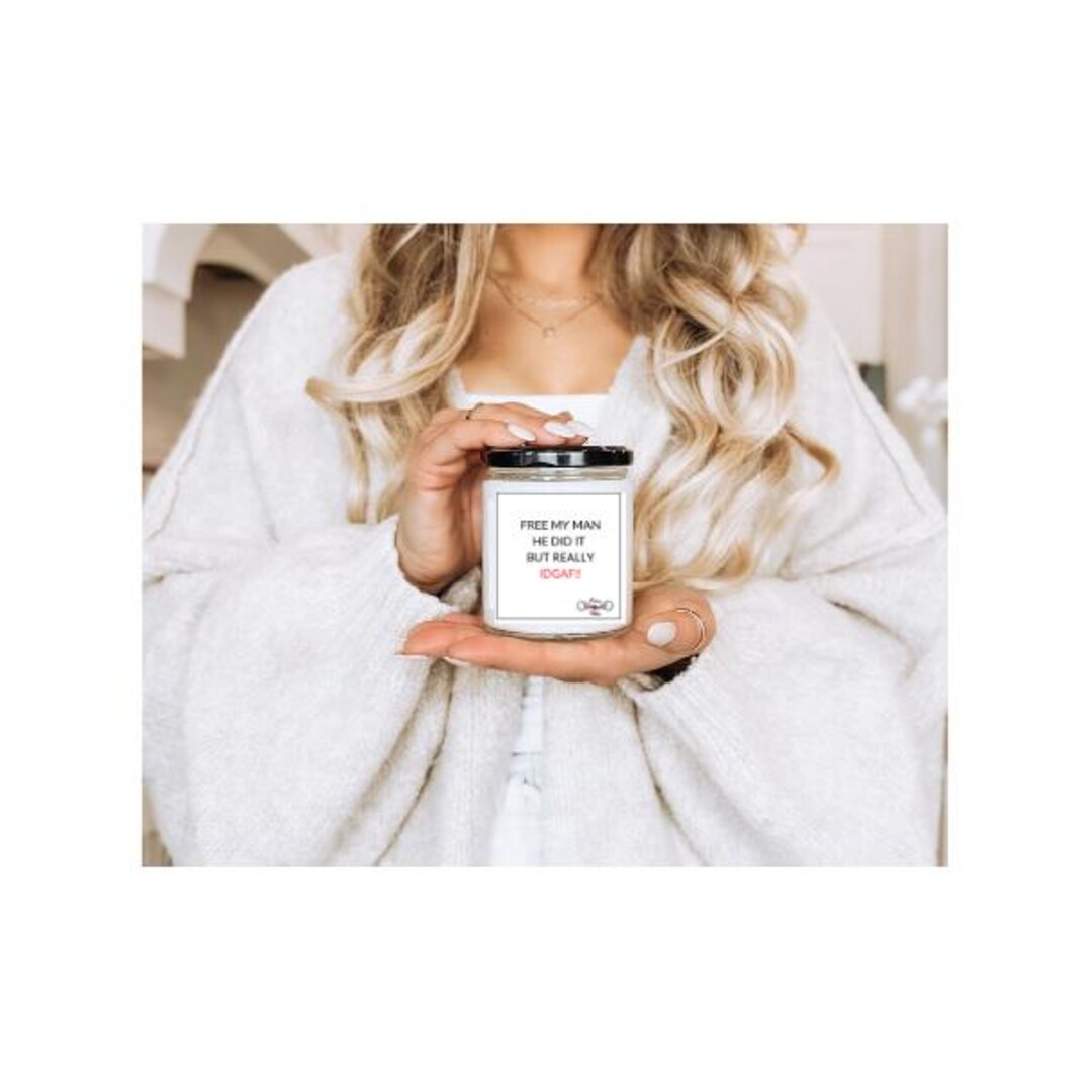 Prison Wife | Soy Wax Candle in Jar| Jail | Inmate | Natural Long ...