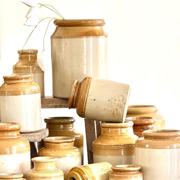 Antique Pottery Crocks - Etsy