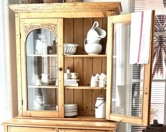 French Hutch, Vintage 1890 French Hutch From Provence, Wood Hutch - Etsy