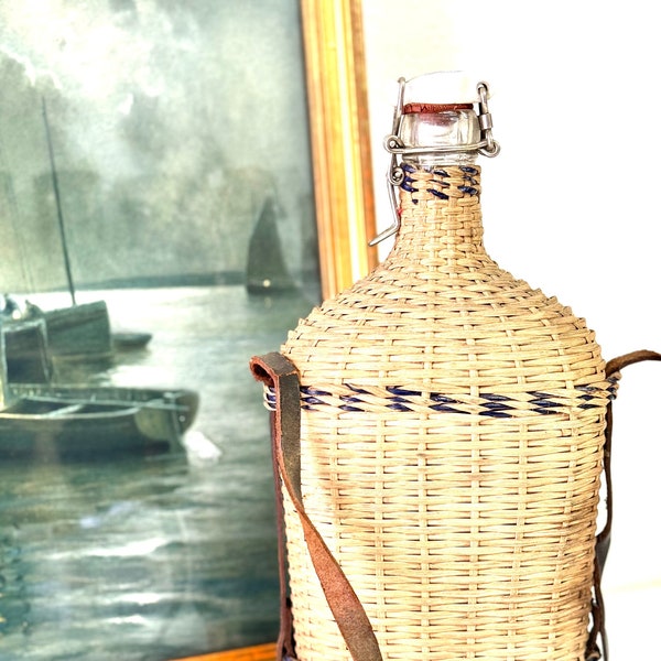 Wicker Jug - Etsy