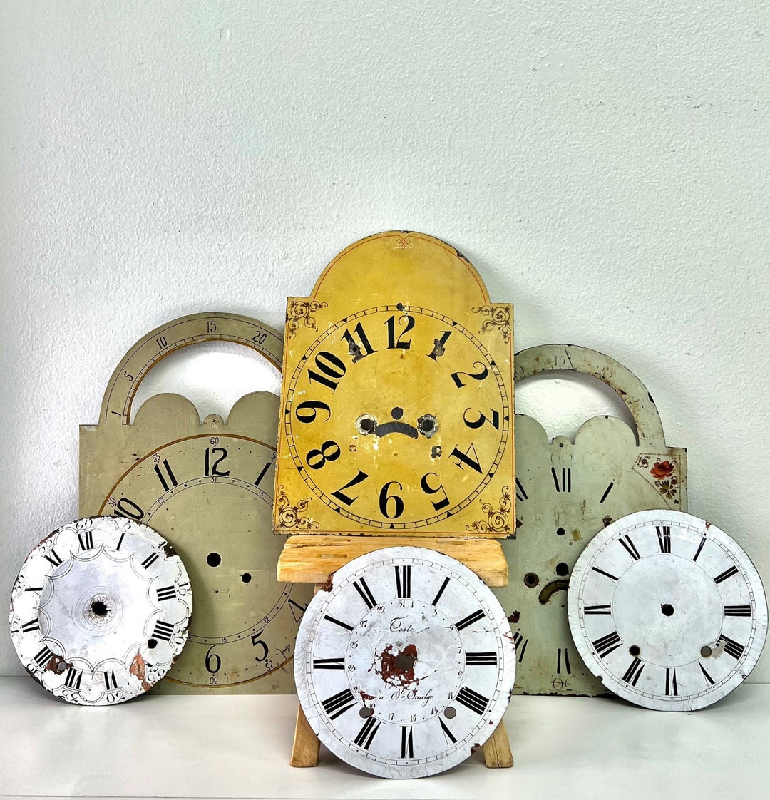 Exquisite Collection of French and English Antique Clock Faces - Etsy