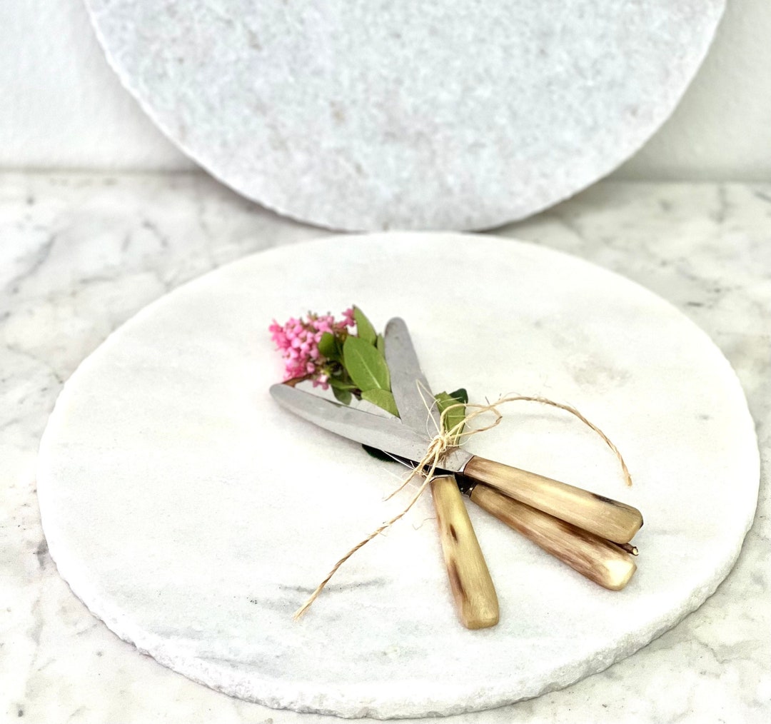 Solid White Live Edge Carrera Marble, Marble Cutting Board, Marble ...