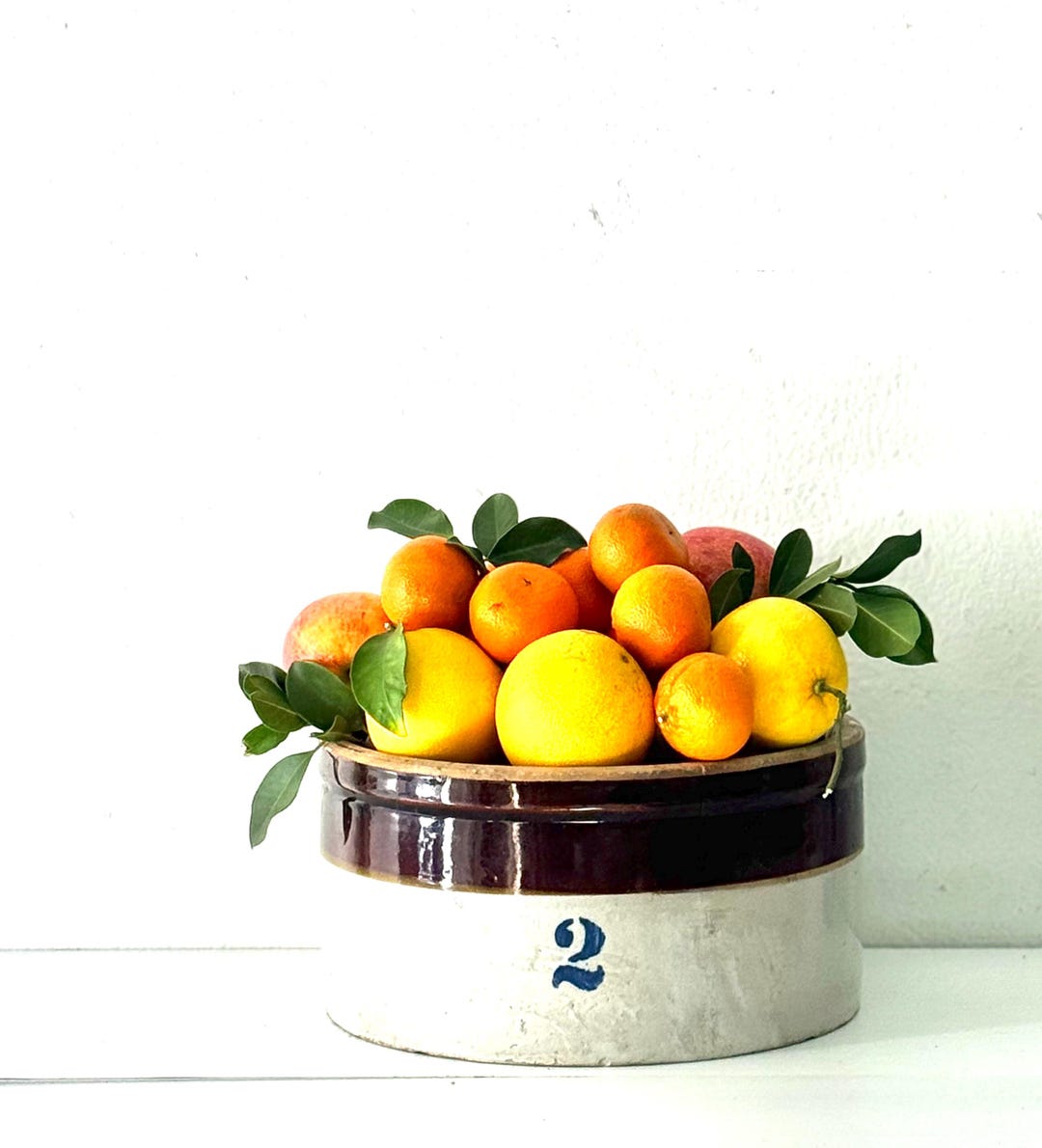 Extra Large English Crockery, Large Butter Crock,massive Crock With ...