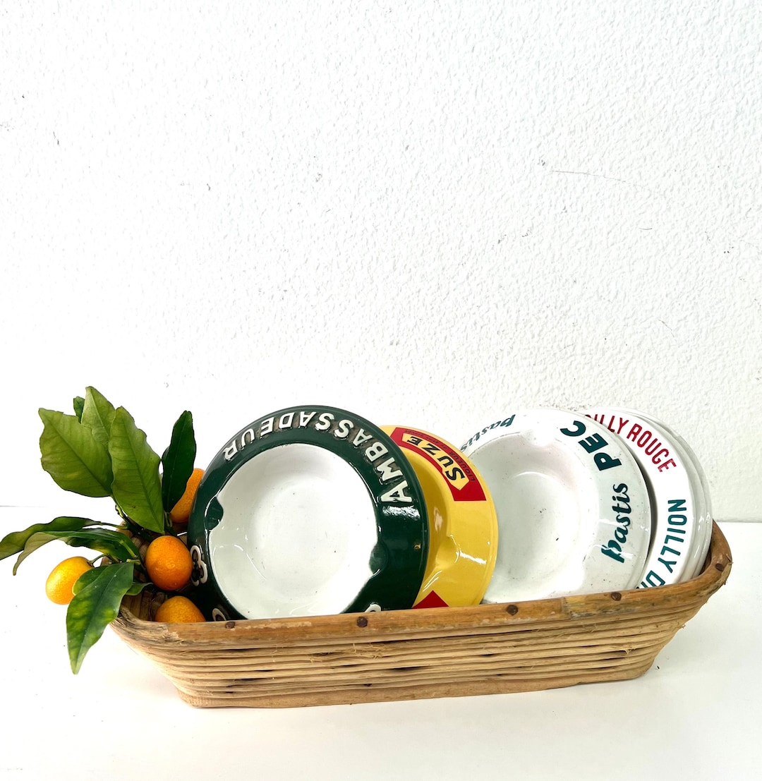 Vintage French Ashtrays, French Tip Trays, French Bistro - Etsy