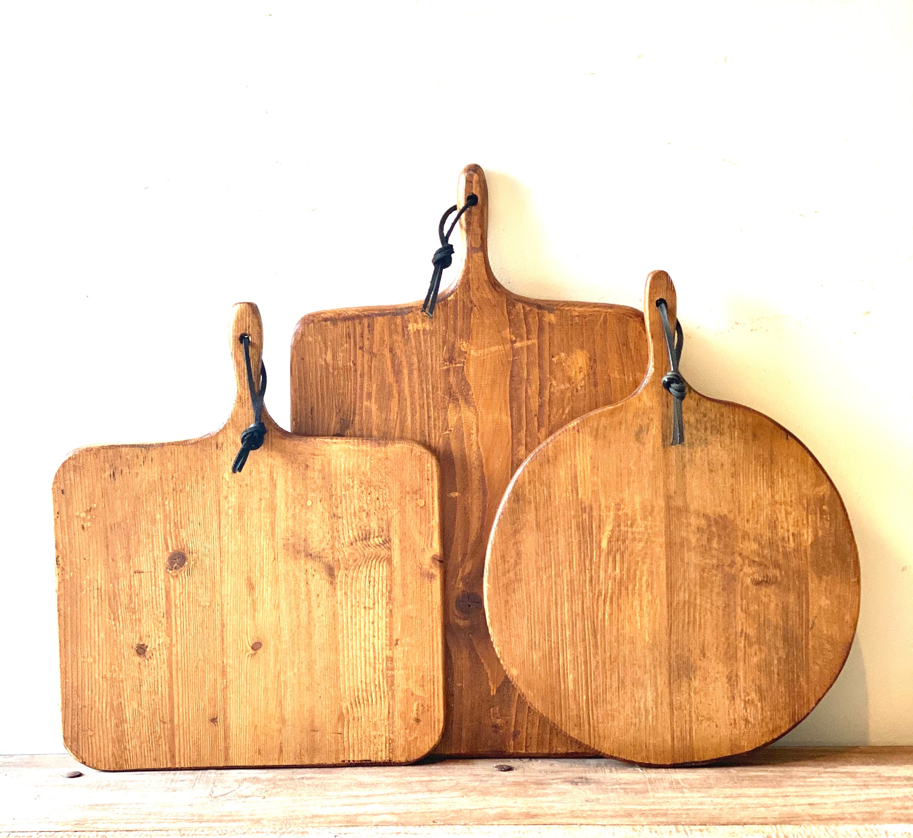 Set of Three Bread Boards Reclaimed Wood Bread Boards From - Etsy