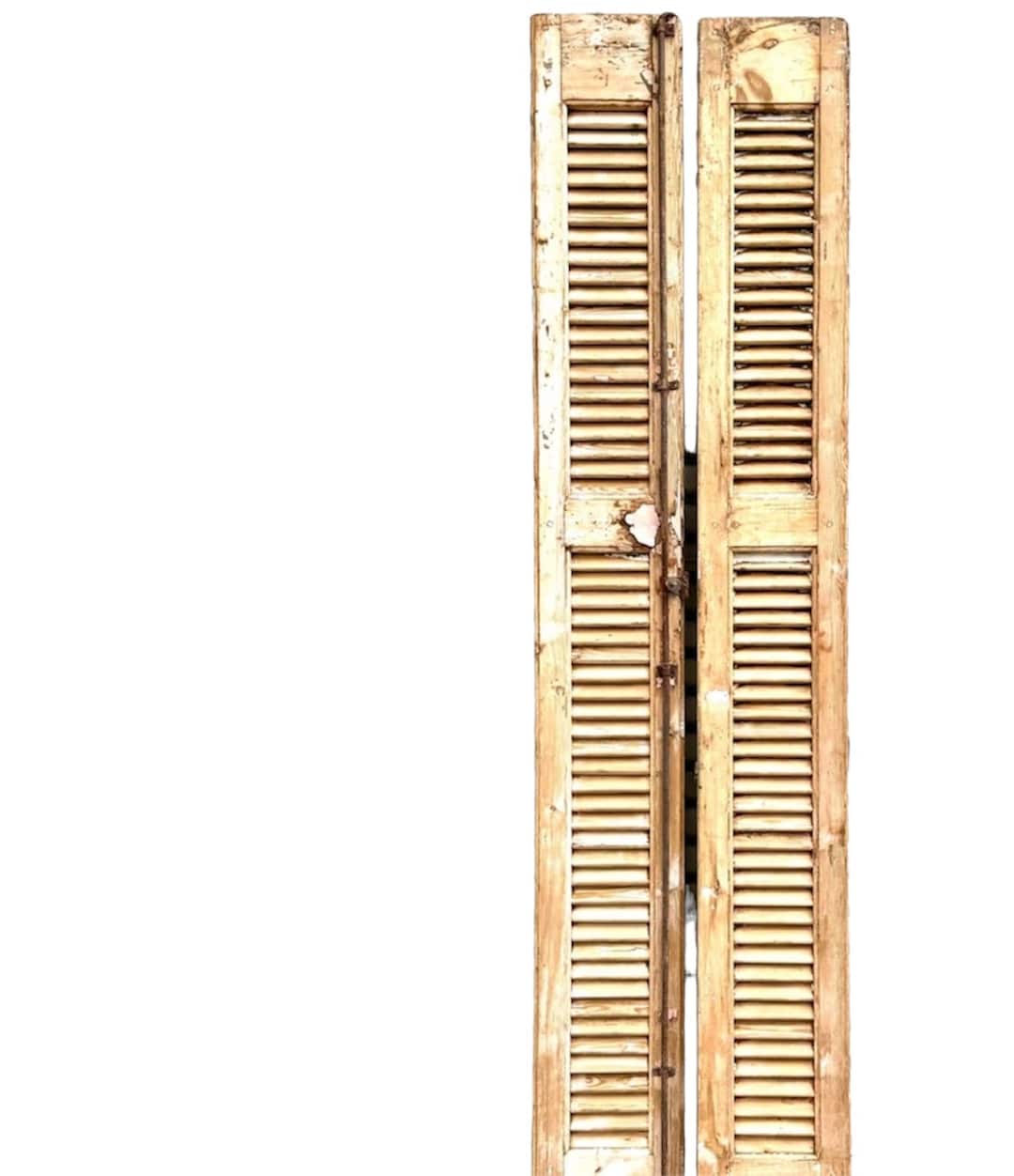 Vintage Pair of French Shutters, Provence Shutters, French Shutters, Natural French Shutters - Etsy