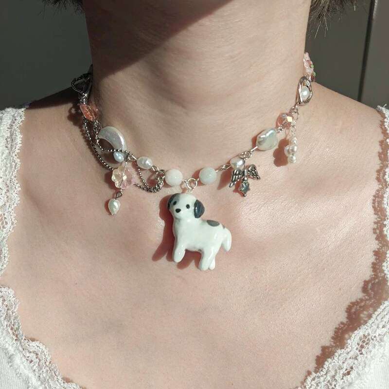 Charm Choker - Etsy