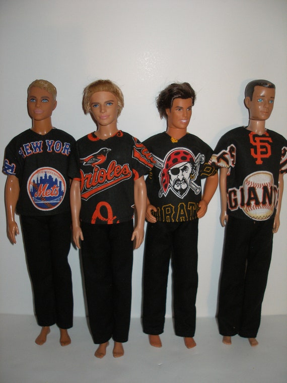 Handmade Male Fashion Doll Clothes Baseball Team Outfits - Etsy