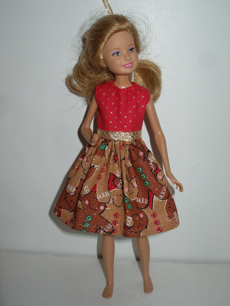 Handmade Fashion Doll Clothes Gingerbread Man Christmas - Etsy