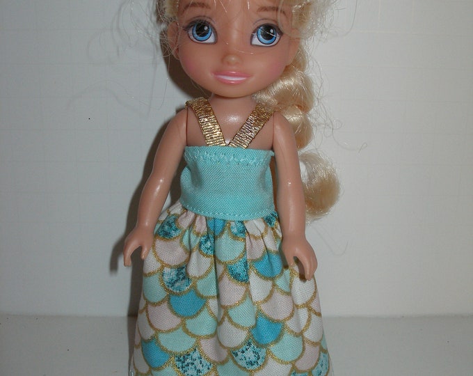 CHELSEA Doll Clothes Crochet Outfit Handmade Dress and Hat Set for 5.5 ...