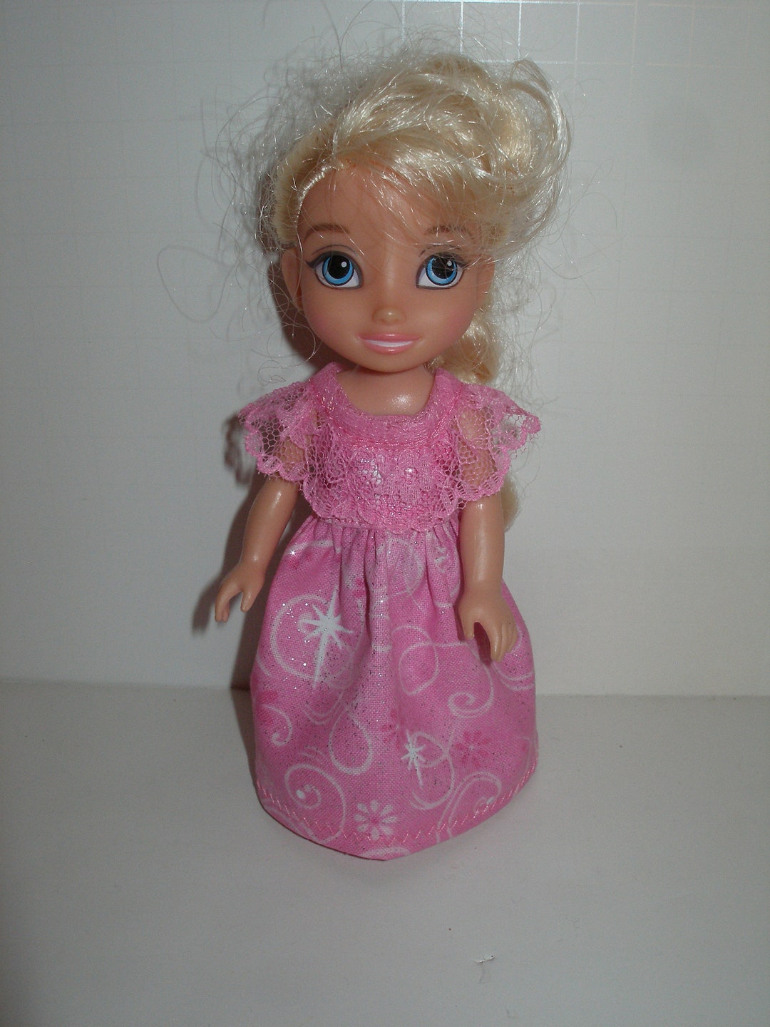 Princess Gown for 6 Inch Princess Dolls - Your Choice of Pink, Purple ...
