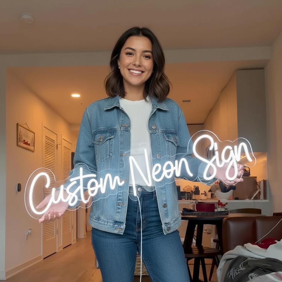 Custom Neon Sign, Neon Sign Custom, Neon Personalized Sign, Name Neon ...