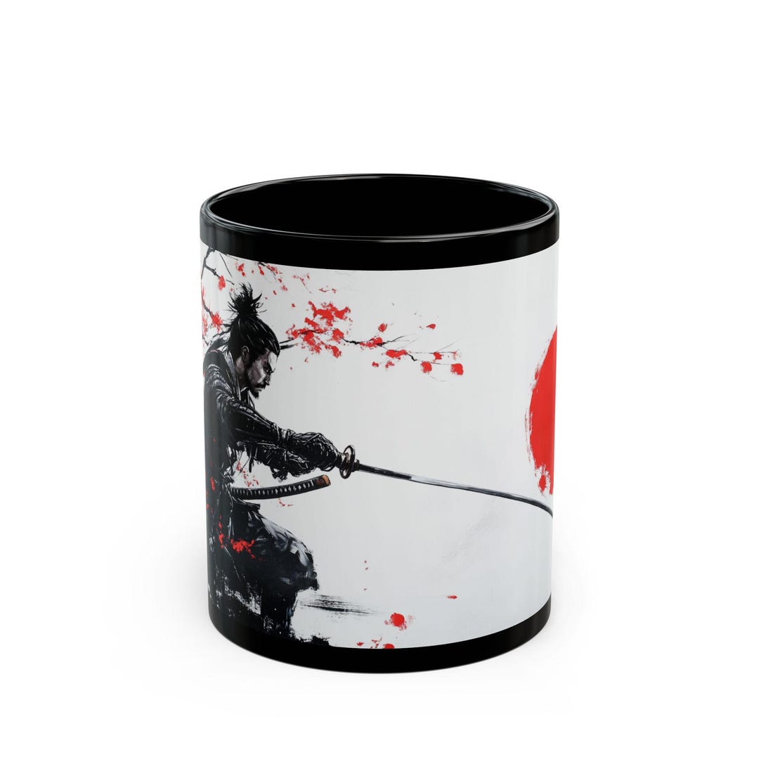 Samurai Mug, Japanese Warrior Tea Cup, Asian Culture Coffee Mug ...